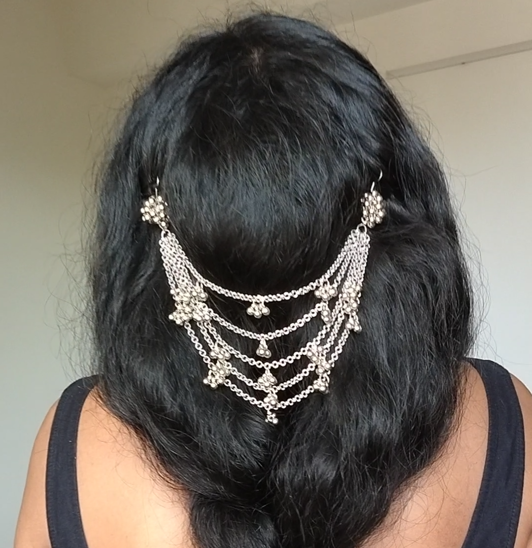 Multi-Layer Hair chains with Ghunghroo – The Tribal Swag